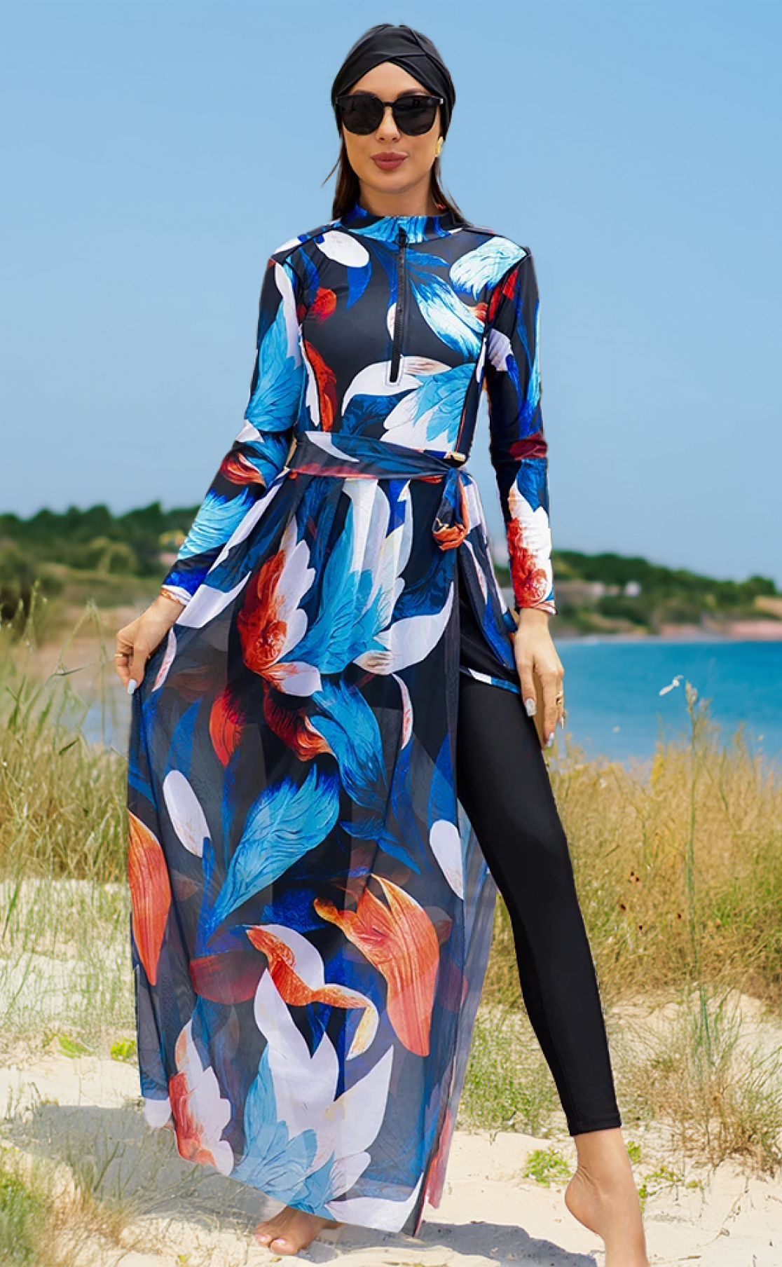 Burkini femme avec paréo Athena – Miss Burkini