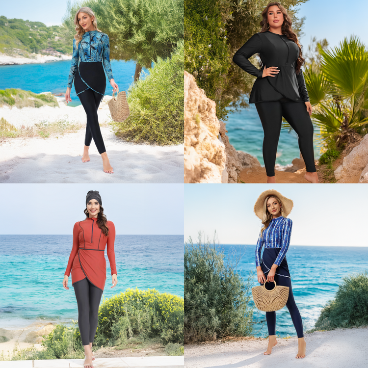 Burkini long Malaga palm spring – Miss Burkini