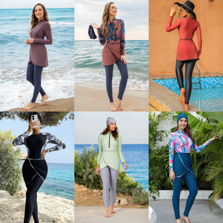 Burkini long Malaga palm spring – Miss Burkini